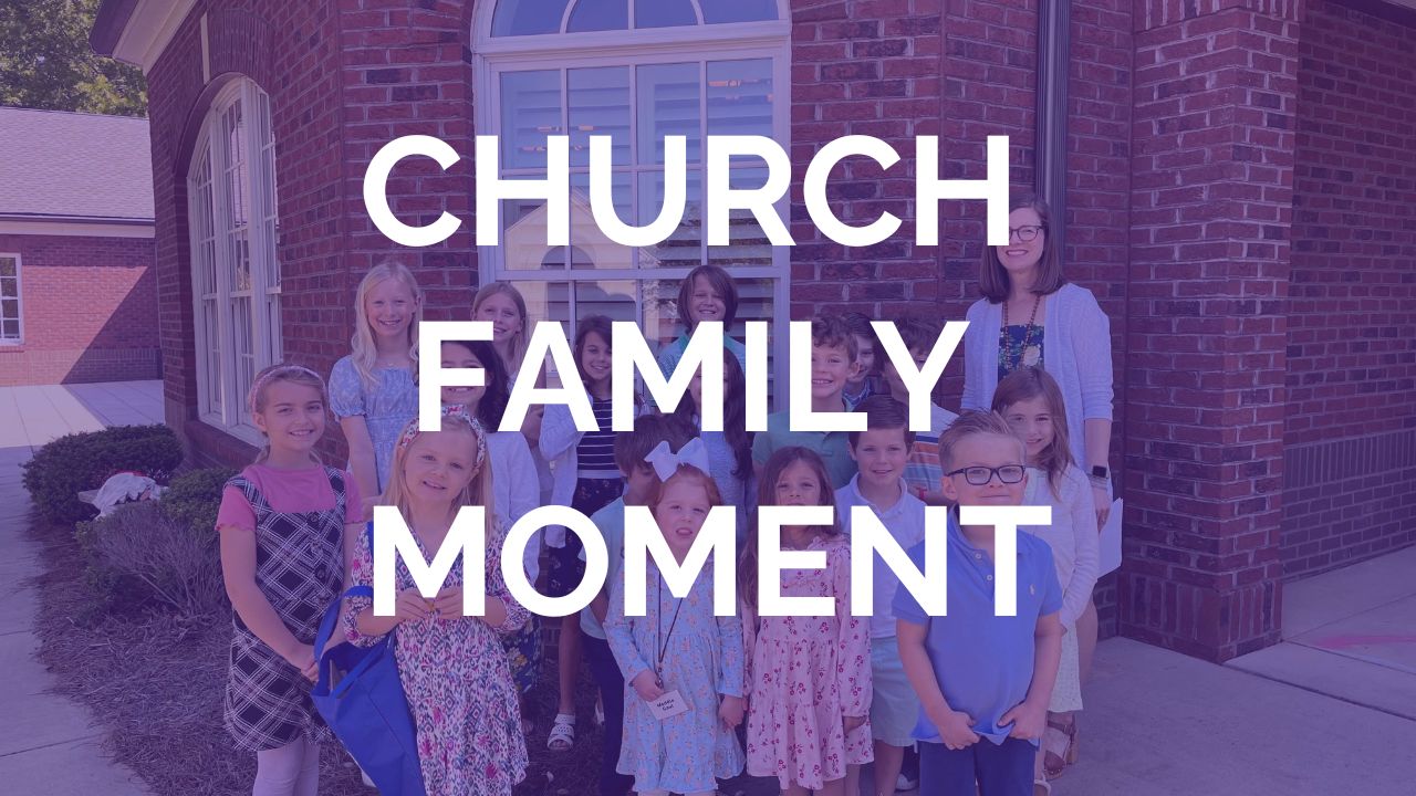 Church Family Moment for Sunday, January 25, 2026 - South Mecklenburg ...